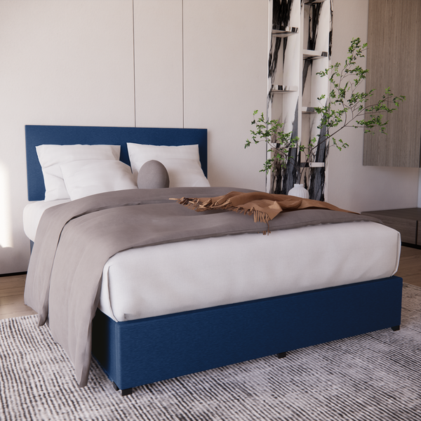 Cama Armable Urban Lino Azul - mobiliariocima